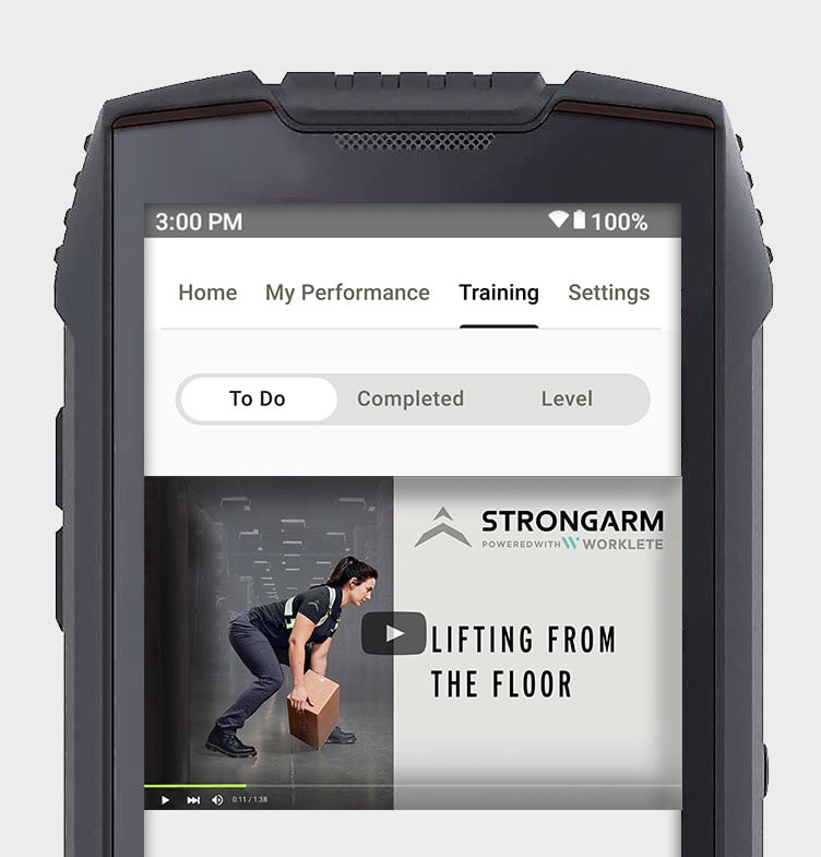Safety Ergonomic Wearables System | StrongArm Technologies